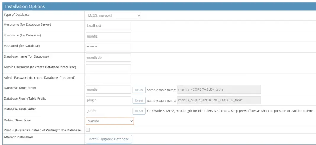 Install Mantis Bug Tracker on Rocky Linux 8 /CentOS 8 | ComputingForGeeks