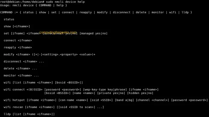 Using NetworkManager (NMCLI) on Ubuntu and Debian | ComputingForGeeks