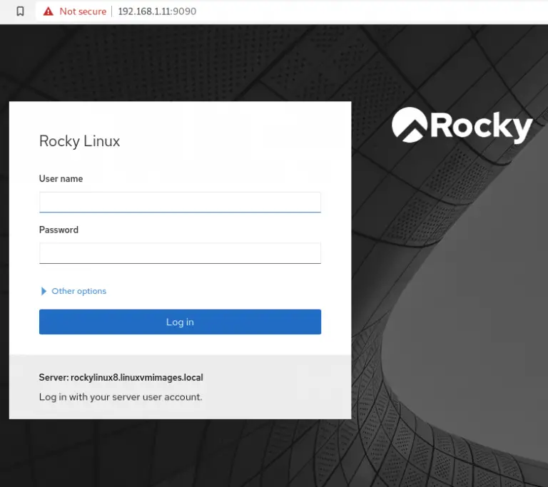 Manage Rocky Linux 8 Server Using Cockpit Web Console Computingforgeeks