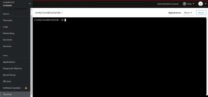 Manage Rocky Linux 8 Server using Cockpit Web Console | ComputingForGeeks