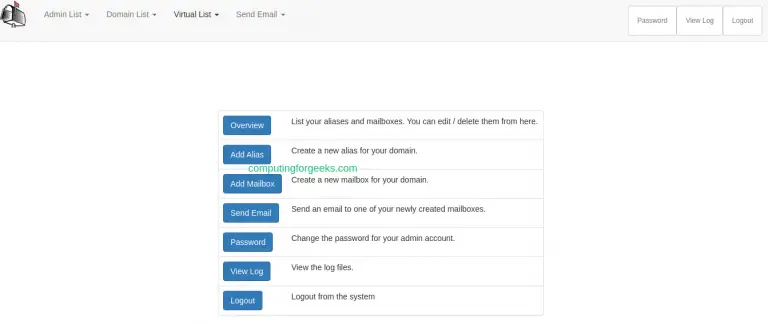 Configure Mail Server with PostfixAdmin on CentOS 7|8 | ComputingForGeeks