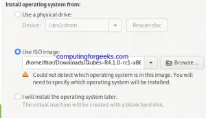 Install Qubes OS - Step by Step With Screenshots | ComputingForGeeks