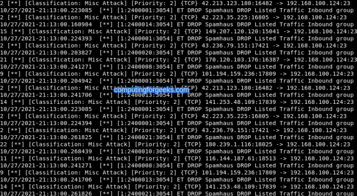 How To Install Suricata on Debian 11/Debian 10 | ComputingForGeeks