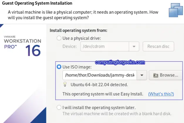 Install Ubuntu 22.04 (Jammy Jellyfish) - Step by Step With Screenshots | ComputingForGeeks