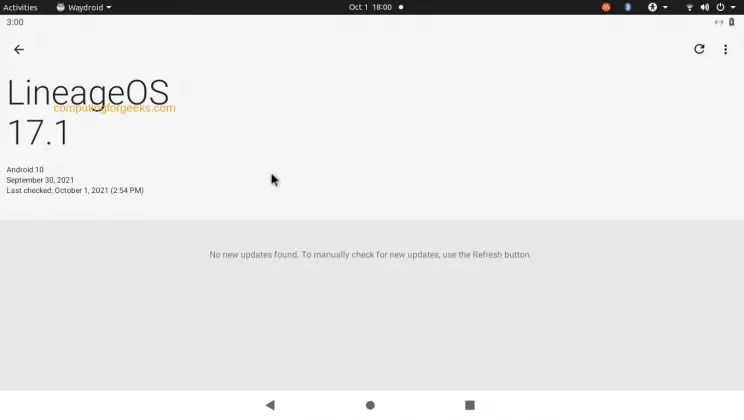 Run Android Operating System on Linux using Waydroid | ComputingForGeeks