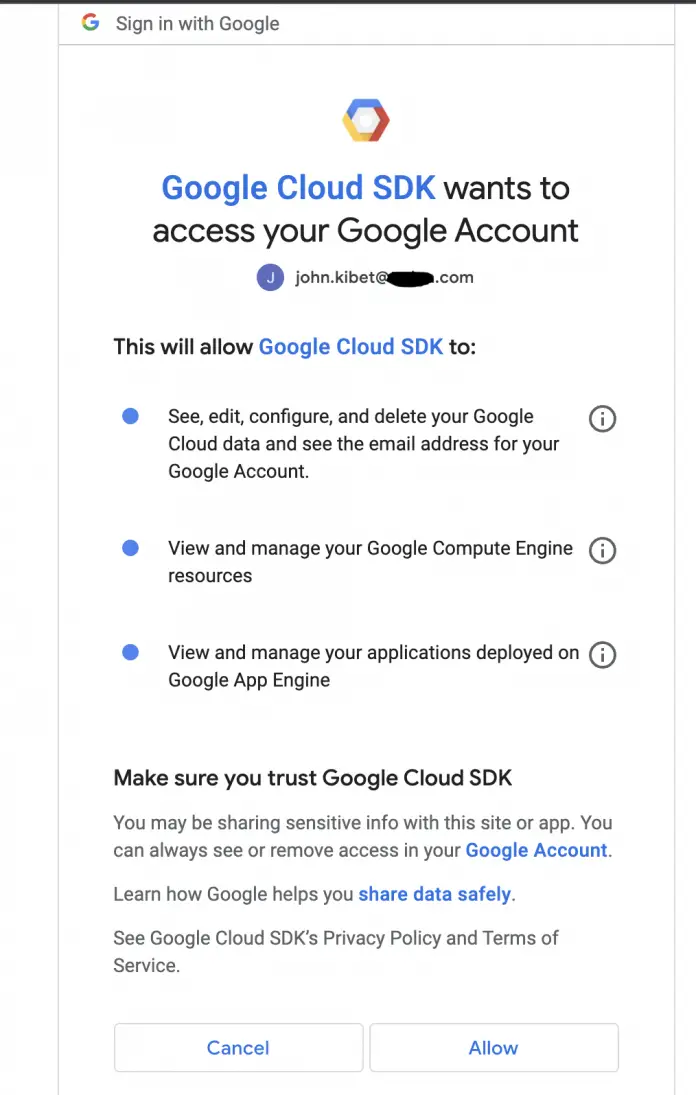 How to install gcloud GCP cli on Apple M1 macOS | ComputingForGeeks