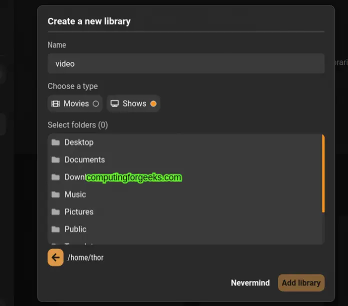 Setup self-hosted media manager using Dim | ComputingForGeeks