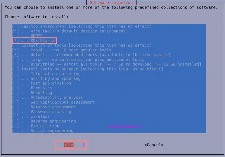 Install KDE Desktop Environment on Kali Linux 2024.x | ComputingForGeeks
