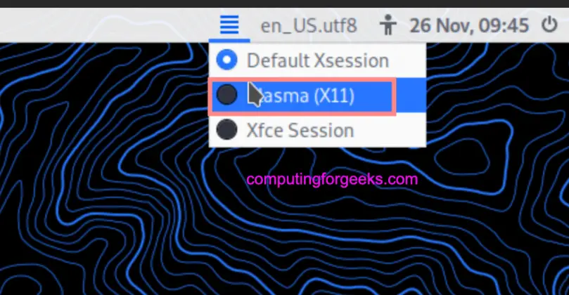 Install KDE Desktop Environment on Kali Linux 2024.x | ComputingForGeeks