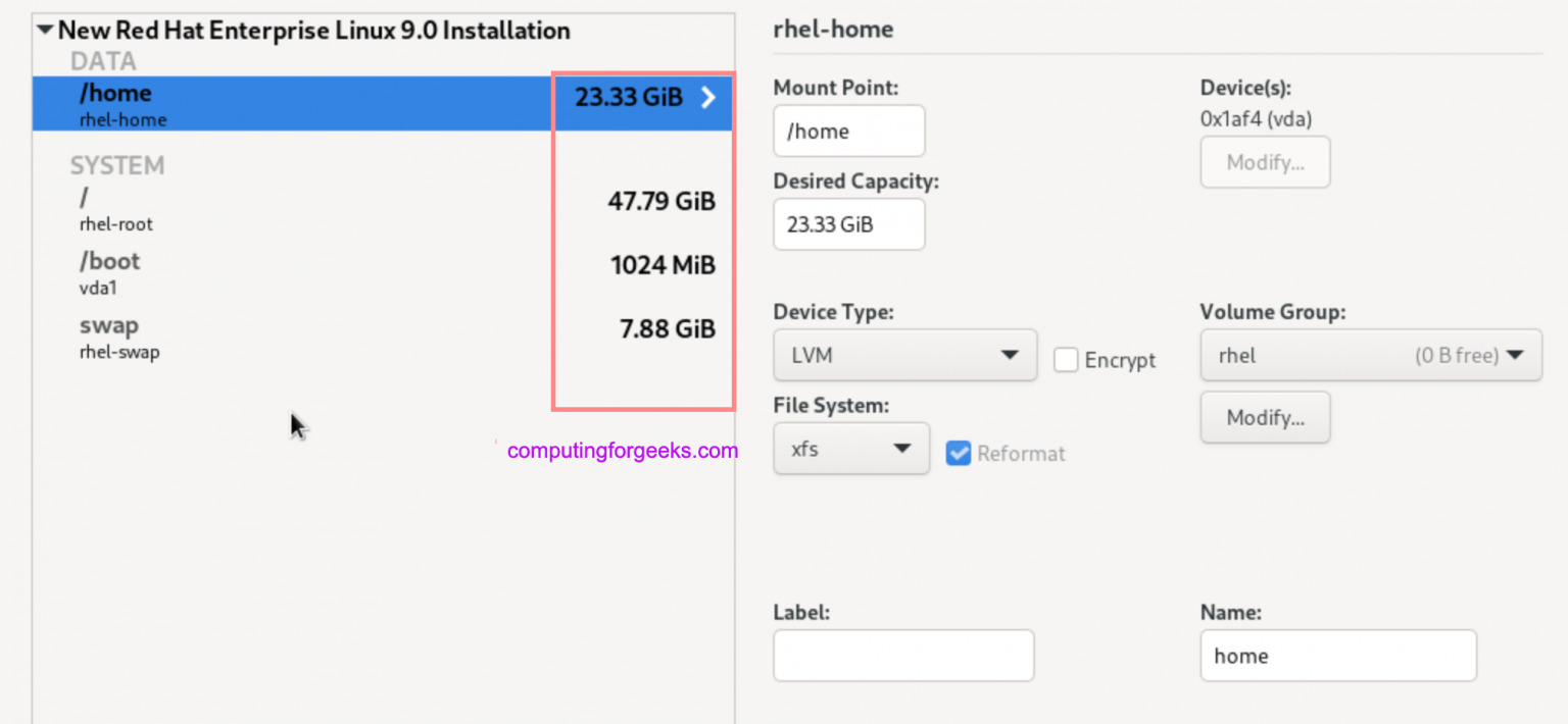 How To Install RHEL 9 - Step by Step With Screenshots | ComputingForGeeks