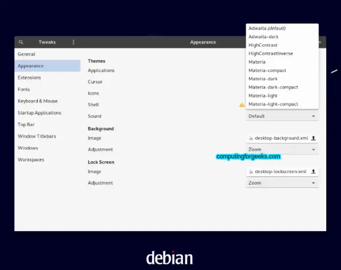 Best Gnome GTK Themes for Kali Linux / Debian / Ubuntu | ComputingForGeeks