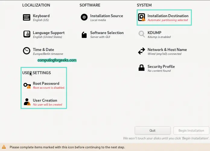 Install CentOS Stream 9 - Complete Steps With Screenshots ...