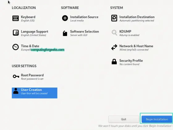 Install CentOS Stream 9 - Complete Steps With Screenshots ...