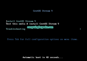 Install CentOS Stream 9 - Complete Steps With Screenshots | ComputingForGeeks