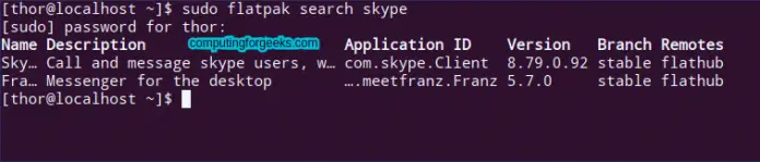 How to install and manage Flatpak applications on Linux | ComputingForGeeks