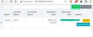 How To Manage OpenVPN Server With ovpn-admin Web UI | ComputingForGeeks
