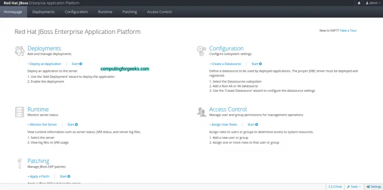 Install JBoss EAP 7.x on CentOS / RHEL / Rocky 8 | ComputingForGeeks