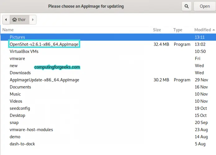 Install And Manage Applications On Linux Using Appimage Computingforgeeks