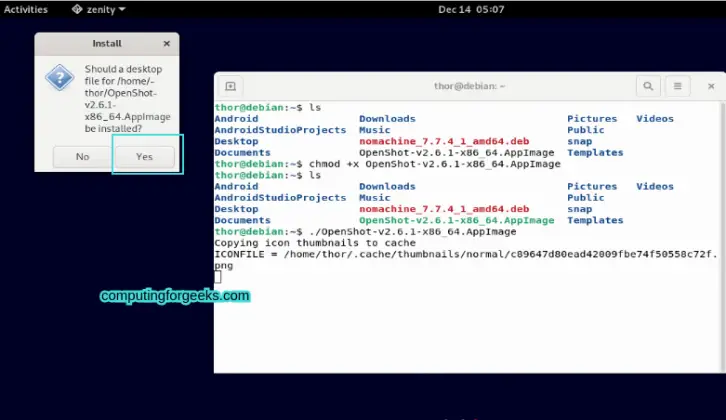 Install and Manage Applications on Linux using AppImage | ComputingForGeeks