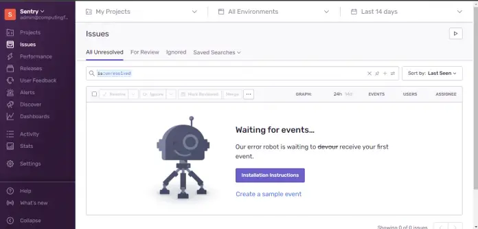 How to install Sentry in Debian 11 / Debian 10 | ComputingForGeeks