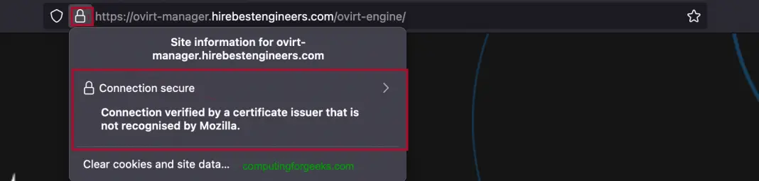 Configuring oVirt / RHEV Manager Certificate Security on browser ...