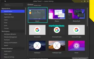 Customize KDE Plasma Desktop with Themes|Modules|Extensions | ComputingForGeeks