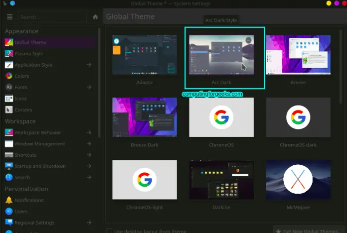 Customize KDE Plasma Desktop with Themes|Modules|Extensions ...