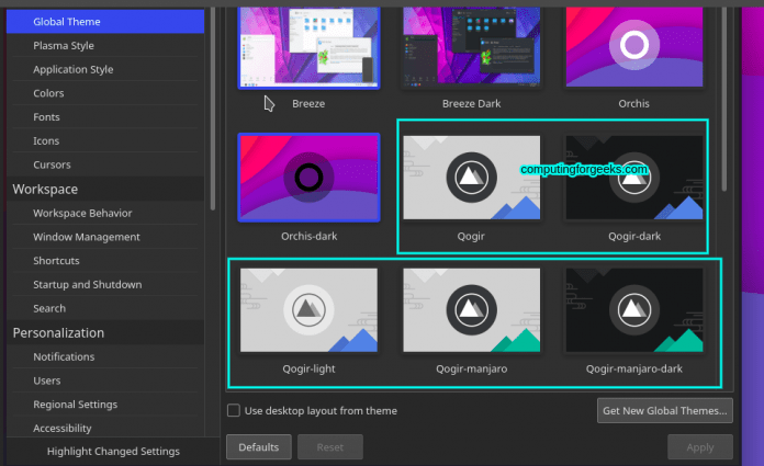 Customize KDE Plasma Desktop with Themes|Modules|Extensions ...