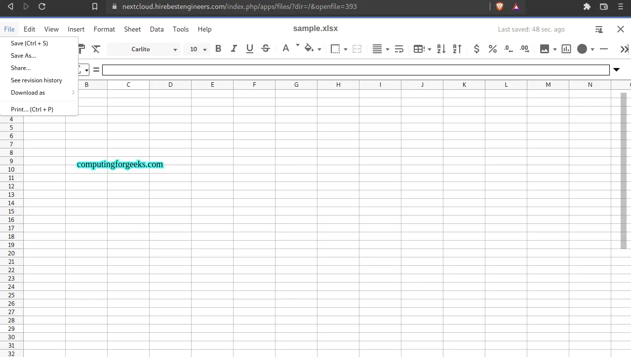 Deploy Collabora Online Office on Ubuntu with Let's Encrypt SSL | ComputingForGeeks