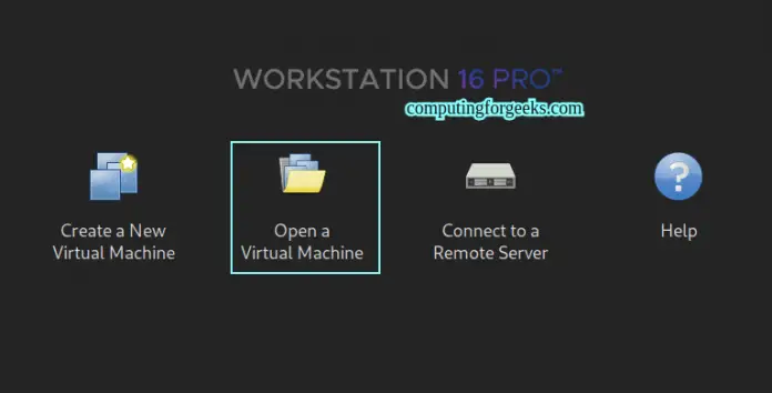 How To Run Fedora CoreOS (FCOS) on VMware Workstation | ComputingForGeeks