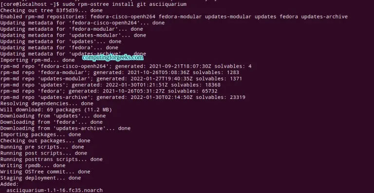 How To Run Fedora CoreOS (FCOS) on VMware Workstation | ComputingForGeeks