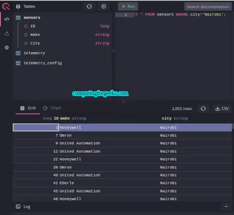 How To Run QuestDB SQL database in Docker Container | ComputingForGeeks