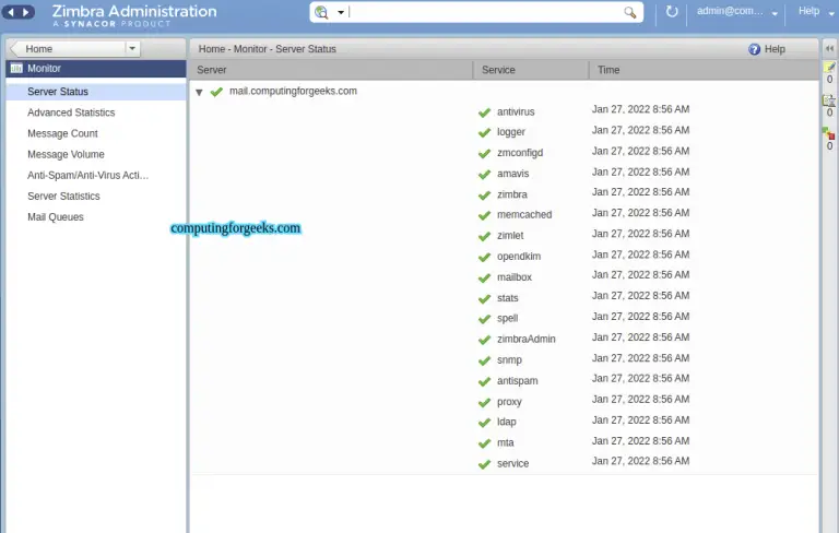 Install Zimbra 10,9 on Rocky Linux 8|AlmaLinux 8|RHEL 8 | ComputingForGeeks
