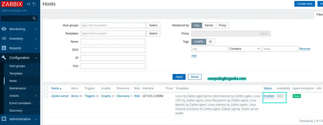 How To Install Zabbix 6 On Rhel 8 Centos Stream 8 Computingforgeeks