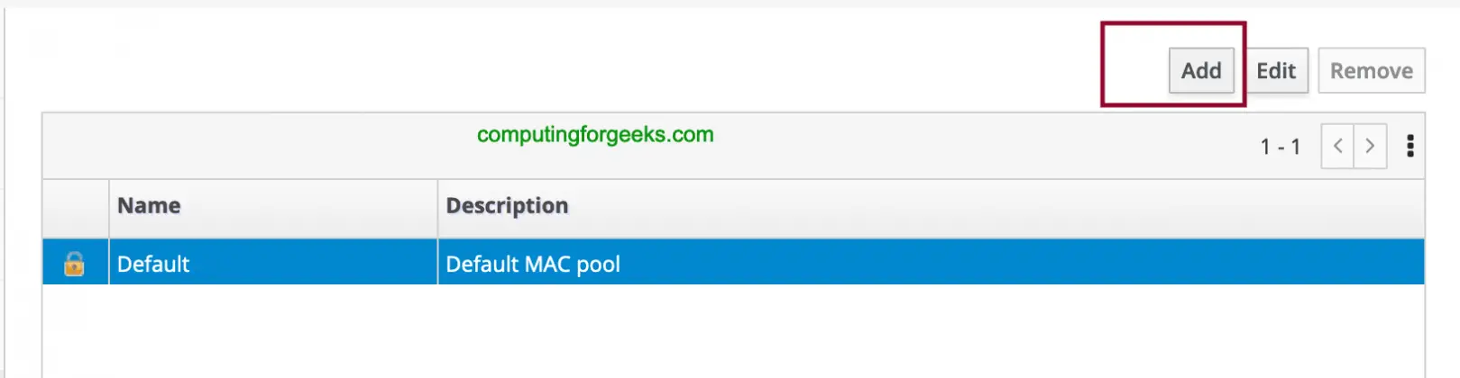 Creating Additional MAC Address Pools in oVirt / RHEV | ComputingForGeeks