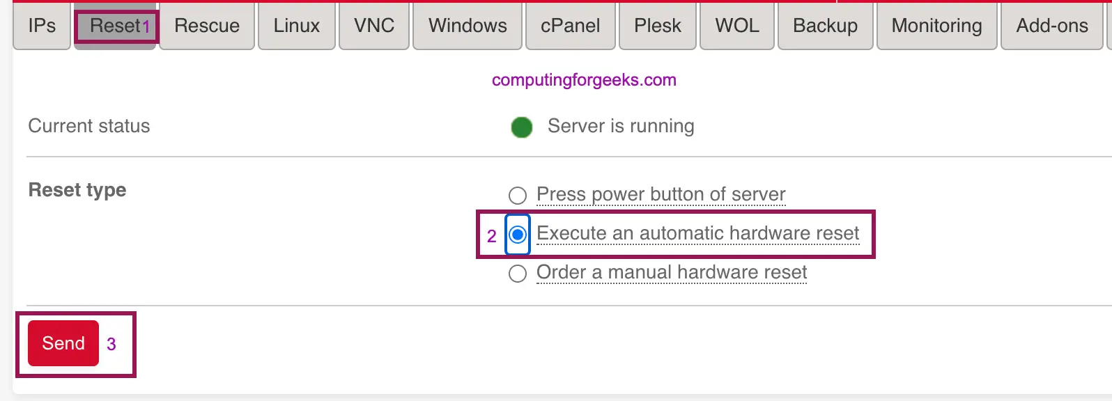 Install Rocky Linux 8 On Hetzner Root Server Computingforgeeks