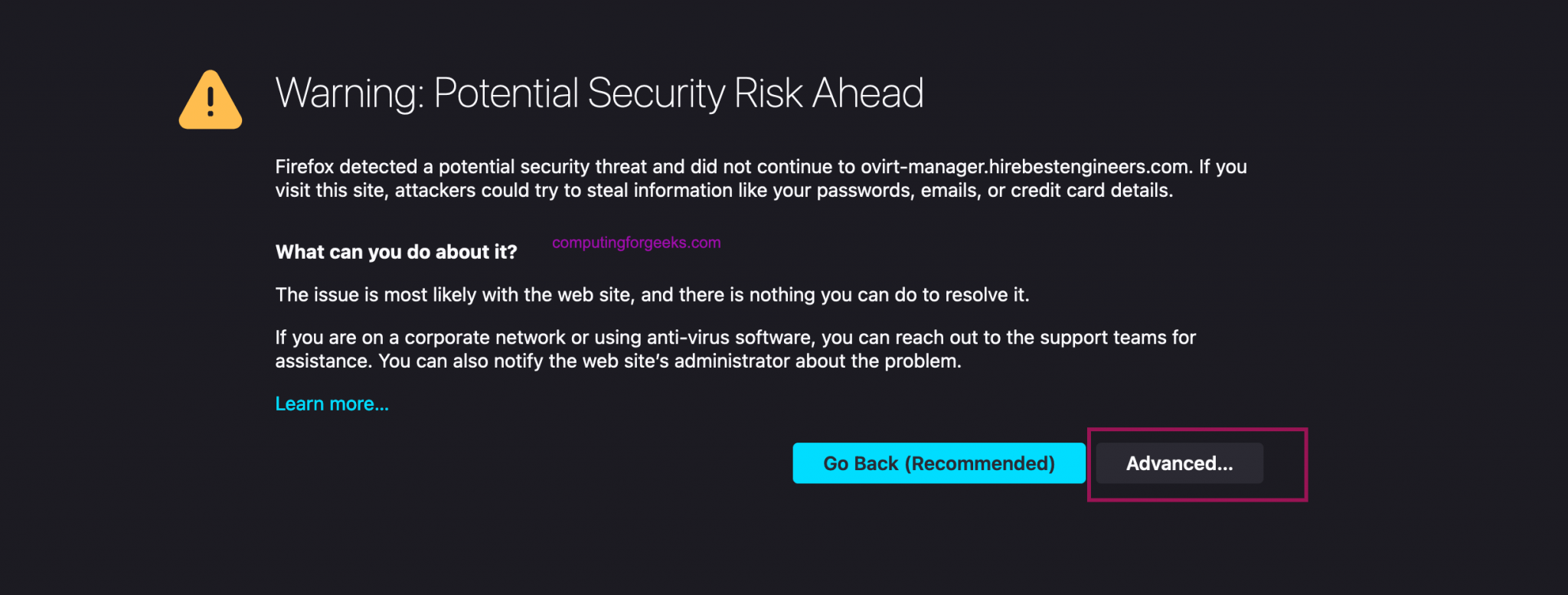 How To Install oVirt Engine on Rocky Linux 8|AlmaLinux 8 | ComputingForGeeks