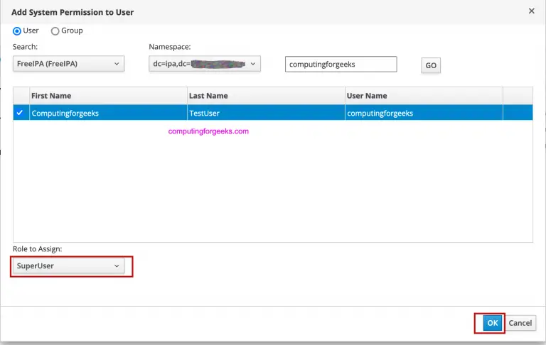 Configure oVirt / RHEV User Authentication using FreeIPA LDAP | ComputingForGeeks