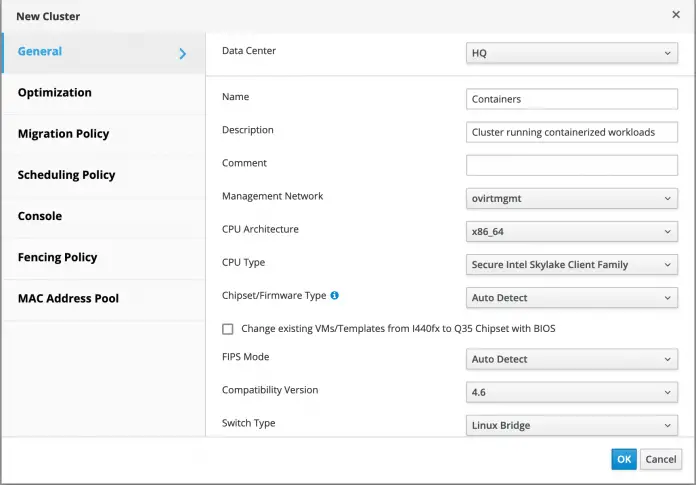 How To Create Data Center and Cluster in oVirt / RHEV | ComputingForGeeks
