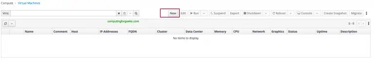 Upload and Use ISO Images on oVirt / RHEV Storage Domain | ComputingForGeeks