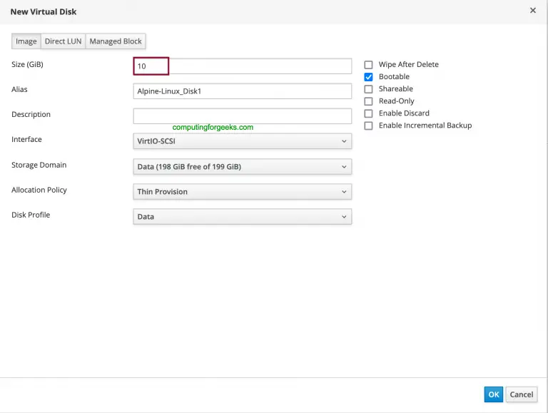 Upload And Use Iso Images On Ovirt Rhev Storage Domain Computingforgeeks
