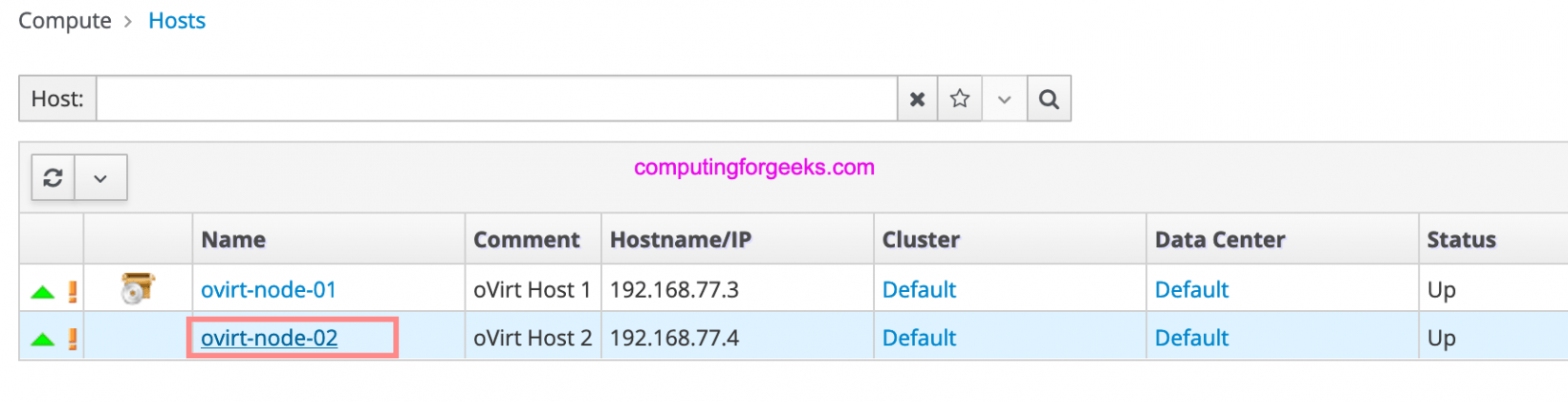 Move oVirt/RHEV Hypervisor Host Between Clusters or [Guide]