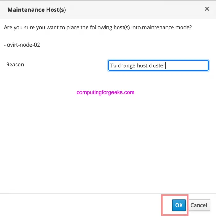 Move Ovirtrhev Hypervisor Host Between Clusters Or Data Centers Computingforgeeks 