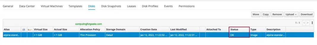 Upload And Use Iso Images On Ovirt Rhev Storage Domain Computingforgeeks