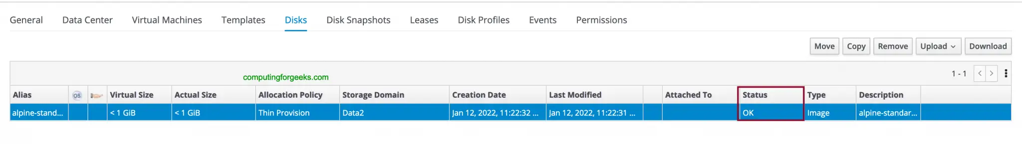 Upload And Use Iso Images On Ovirt Rhev Storage Domain Computingforgeeks