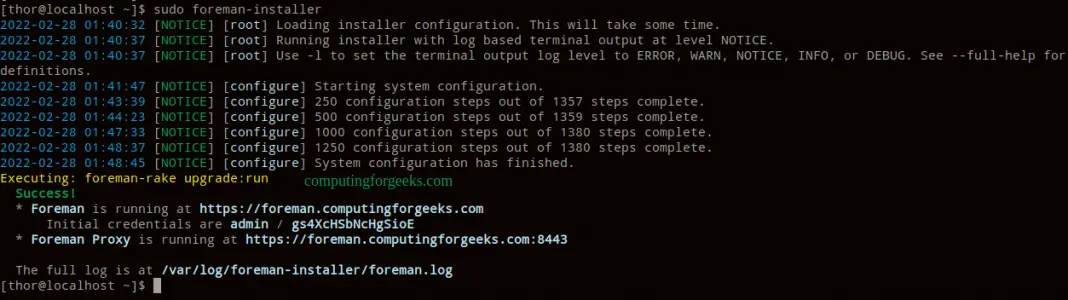 How To Install Foreman 3.x on CentOS 7 / RHEL 7 | ComputingForGeeks