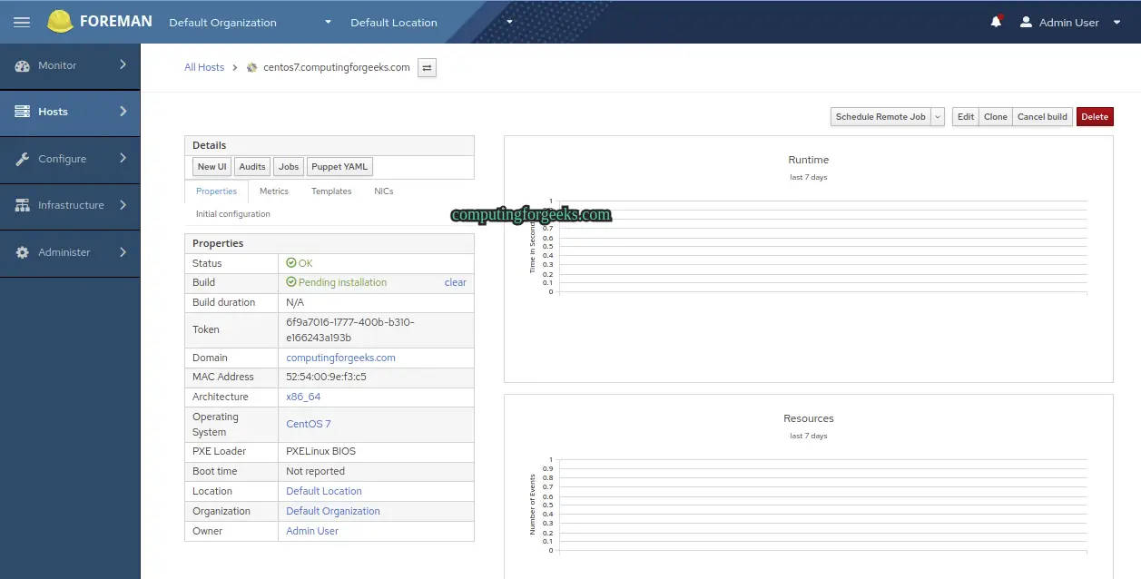 How To Install Foreman 3.x on CentOS 7 / RHEL 7 | ComputingForGeeks