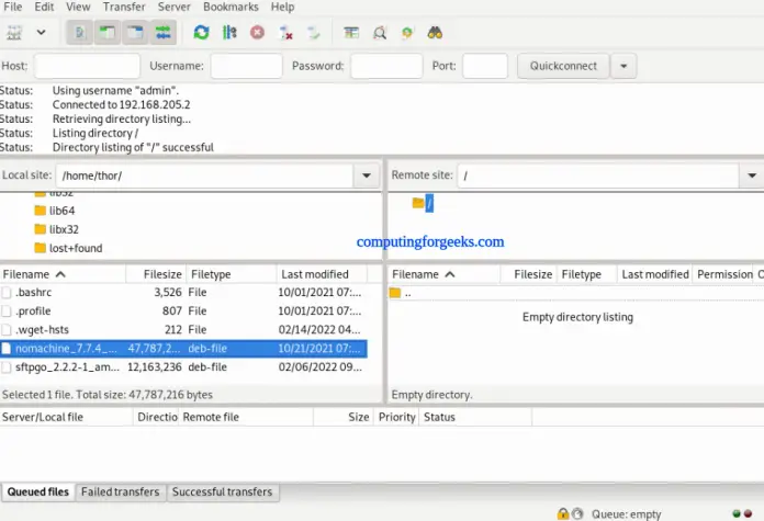 Setup Secure FTP Server(SFTP) with WebDAV using SFTPGo | ComputingForGeeks Setup Secure FTP Server(SFTP) with WebDAV using SFTPGo | ComputingForGeeks
