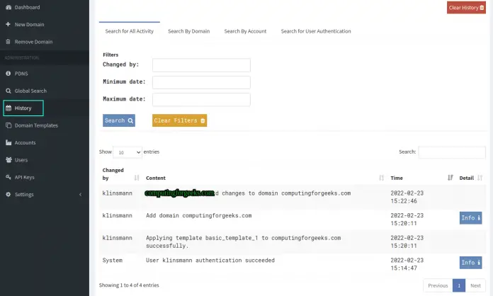 Install PowerDNS and PowerDNS Admin on Debian 12/11/10 | ComputingForGeeks