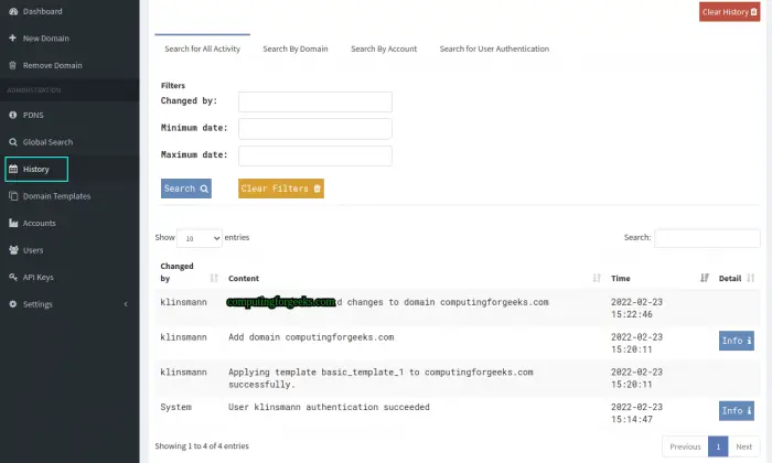 Install PowerDNS and PowerDNS Admin on Debian 12/11/10 | ComputingForGeeks